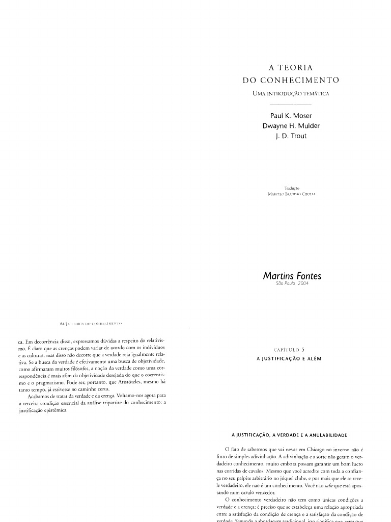 TEXTO 7 Moser Mulder Trout - Cap 5 | PDF