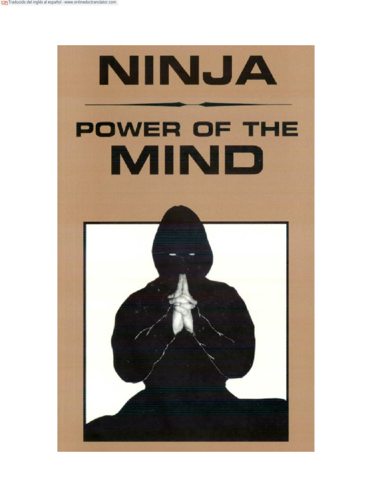 Ninja Power of The Mind Kuji Kiri - Español | PDF