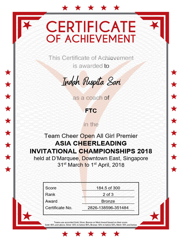 FTC - Team Cheer Open All Girl Premier | PDF