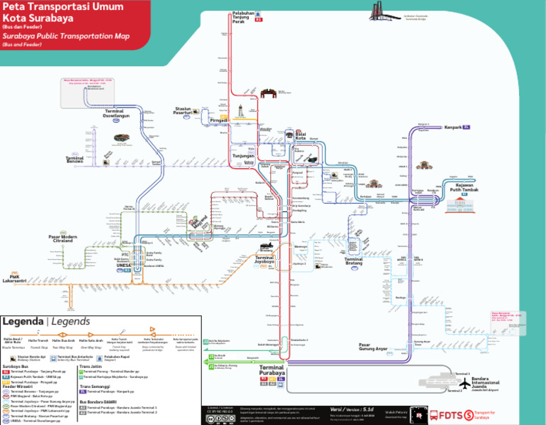 Surabaya Public Transport Map | PDF
