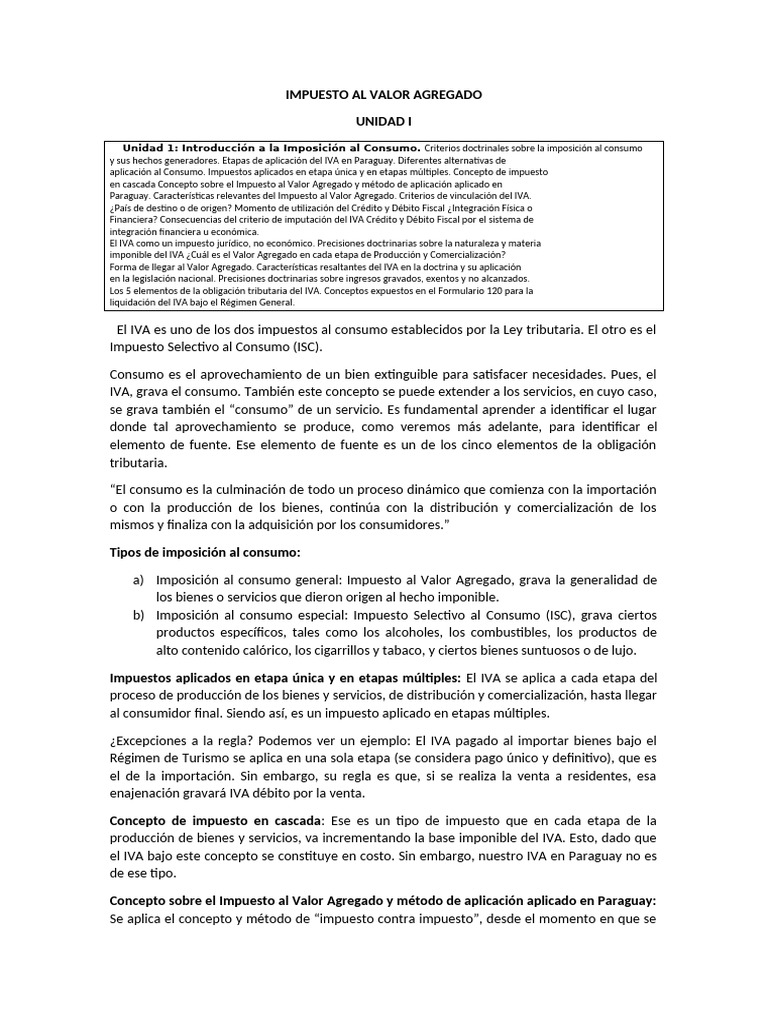 IVA Desarrollo General Del Modulo | PDF