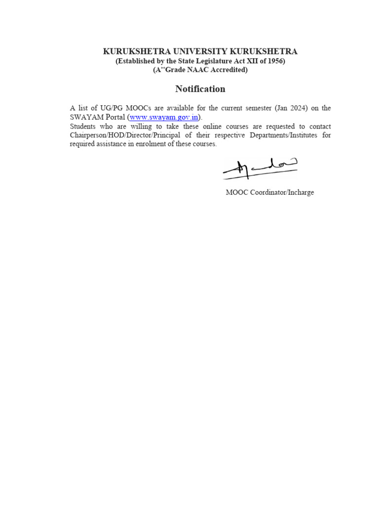 MOOCs Notice | PDF | Science & Mathematics