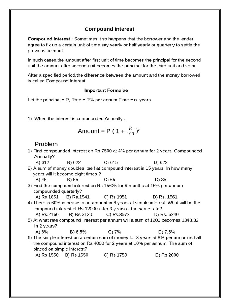 Compound Int | PDF