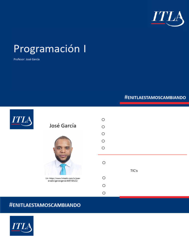 Presentación - Programa Programacion I | PDF