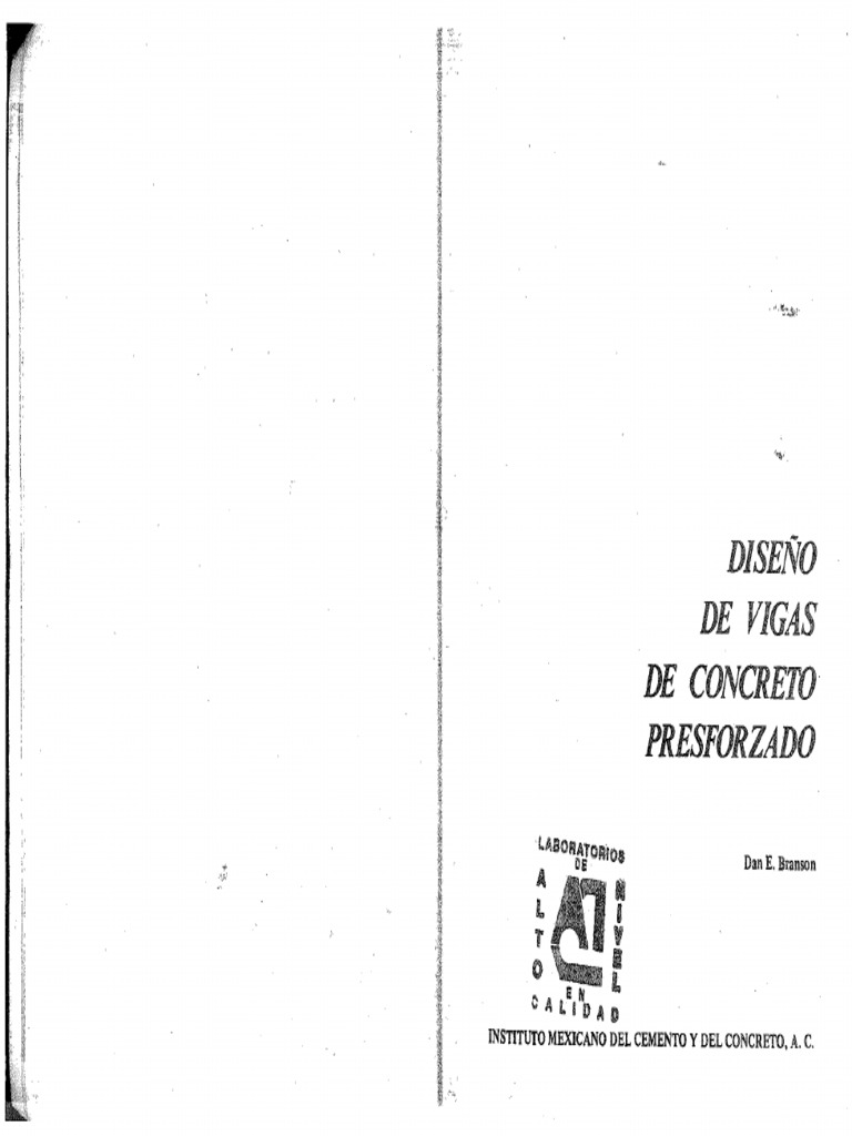 Diseño De Vigas De Concreto Presforzado Pdf