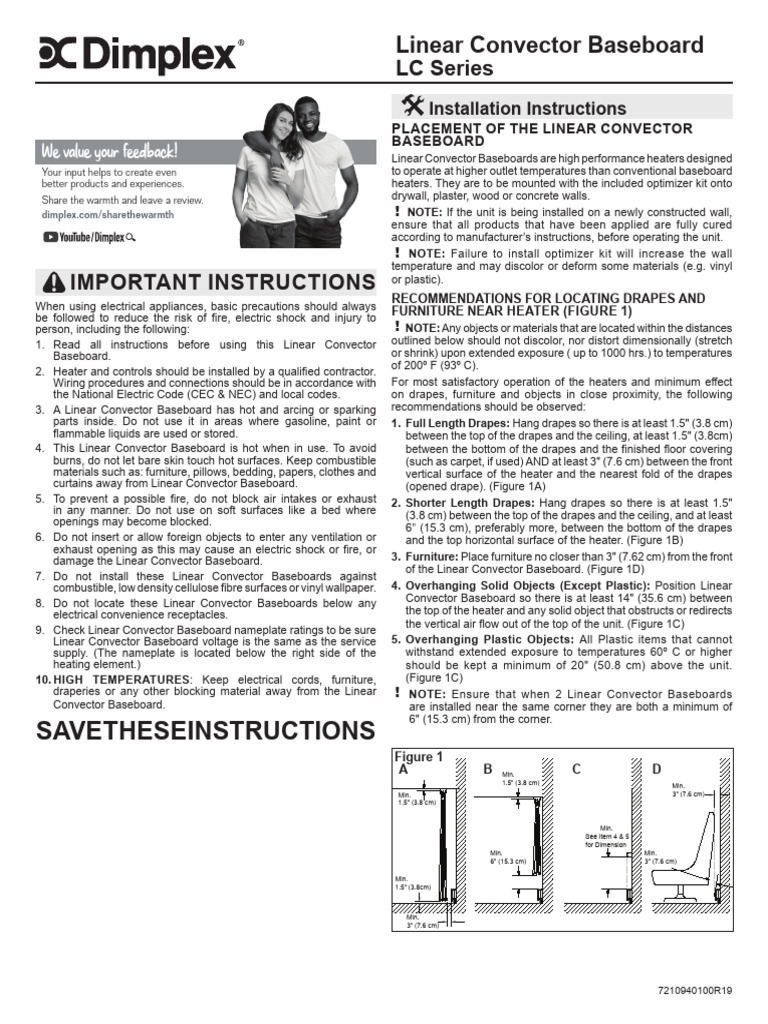 Dimplex LC Installation Guide PDF | PDF