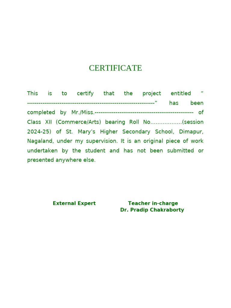 Certificare, Declaration and Acknowledgement | PDF