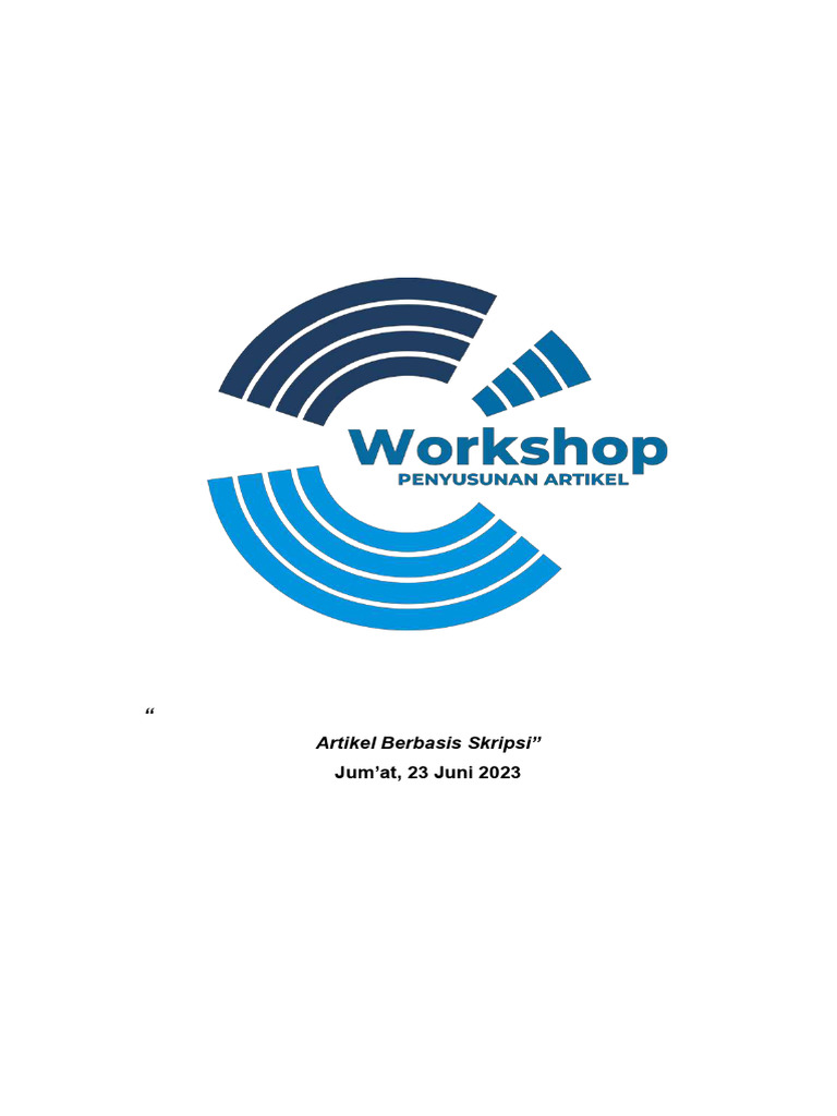 LPJ Hmps Mpi - Workshop Skripsi | PDF
