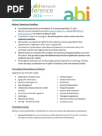 ISQua 2025 Abstract Submission Guidelines | PDF | Abstract (Summary)