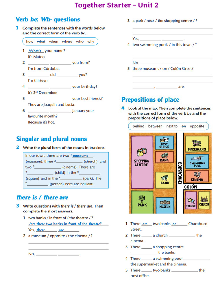 Together Starter - Unit 2 | PDF