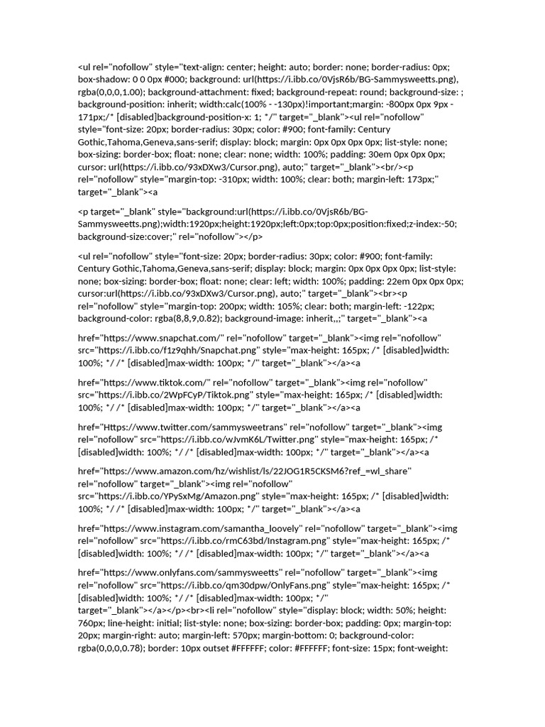 HTML Perfil Samantha | PDF