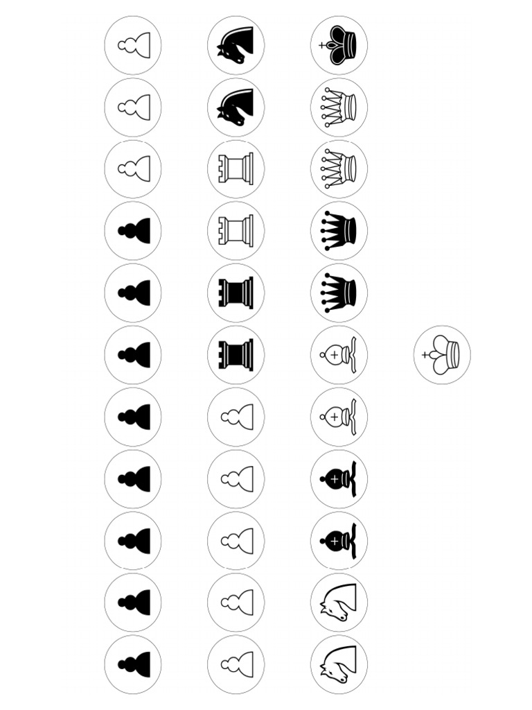 1set Chess Pieces | PDF