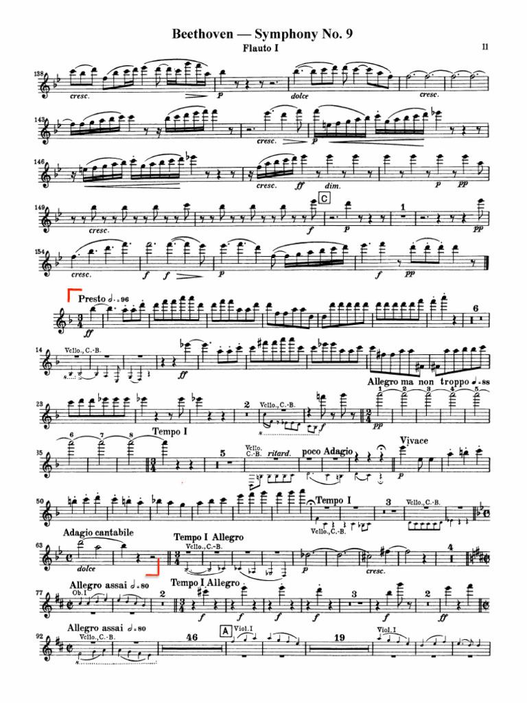 01 Flute Picc Excerpts | PDF