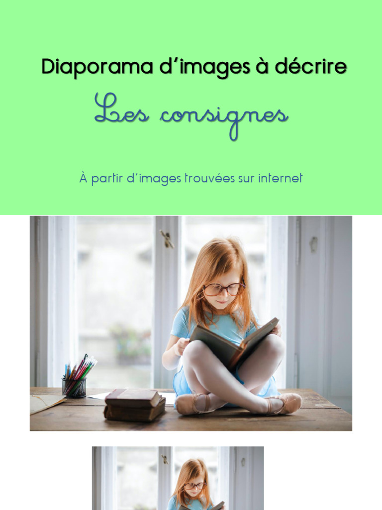Diaporama D Images A Decrire Les Consignes | PDF