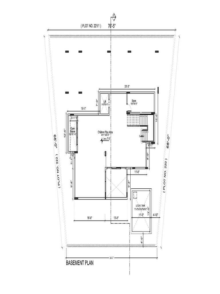 Plot 221 2 Basement Plan | PDF