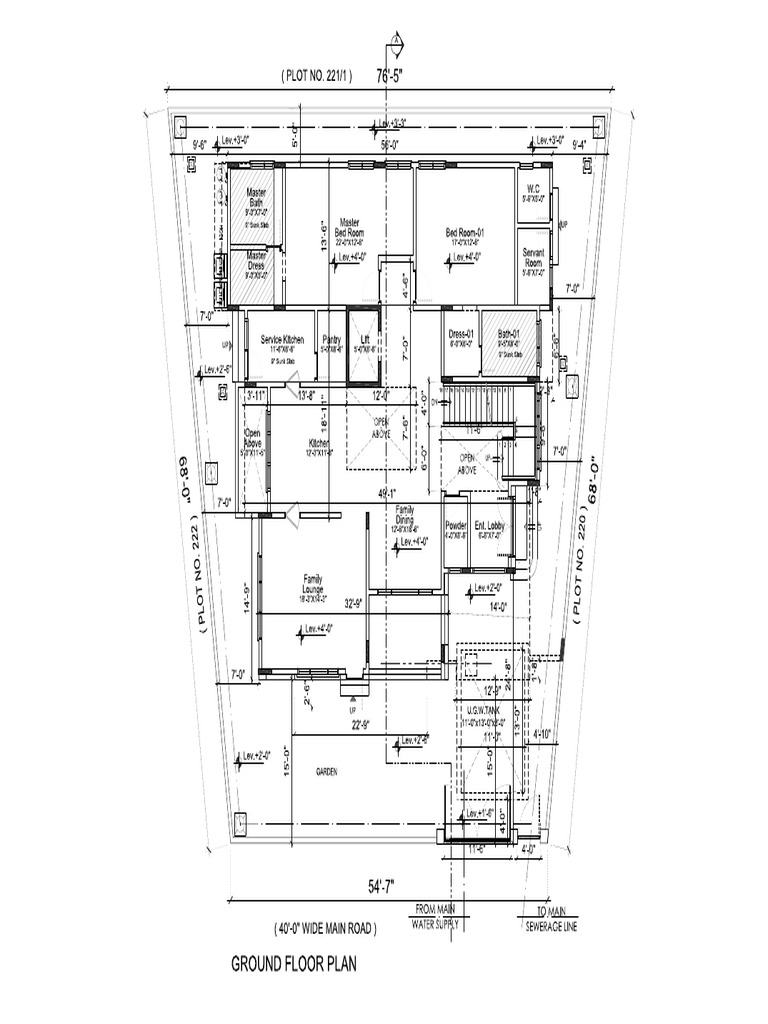 Plot-221-2 Ground Floor Plan | PDF