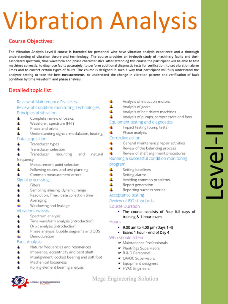 CAT II Vibration Analysis Level 2 PDF