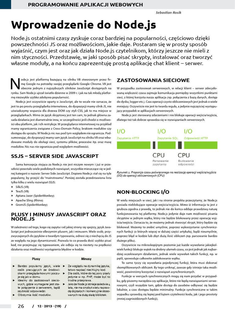 Programista 19 NodeJS | PDF | Computers | Networking