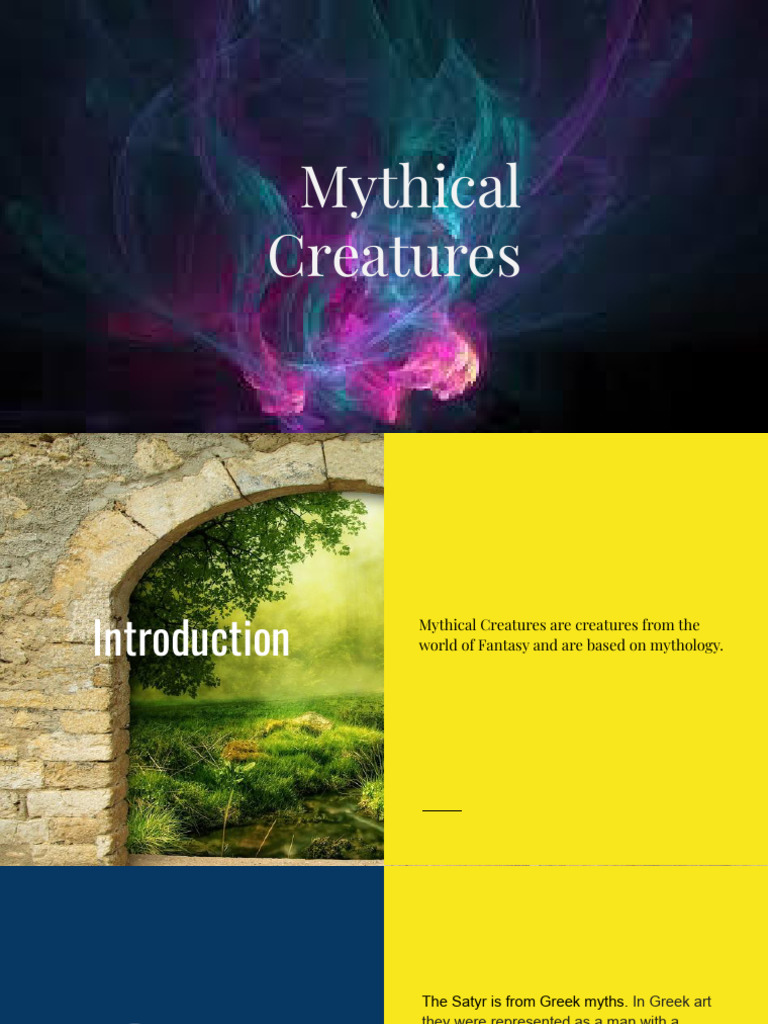 Mythical Creatures | PDF | Mythology | Legendary Creatures
