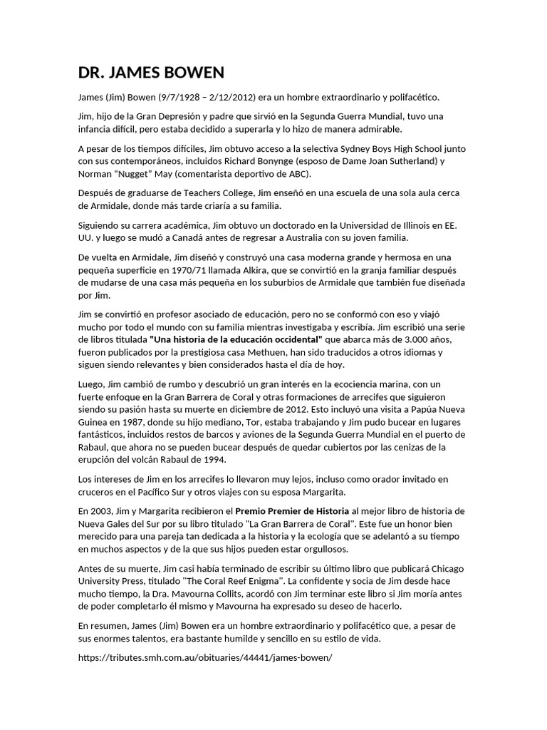 DR James Bowen | PDF