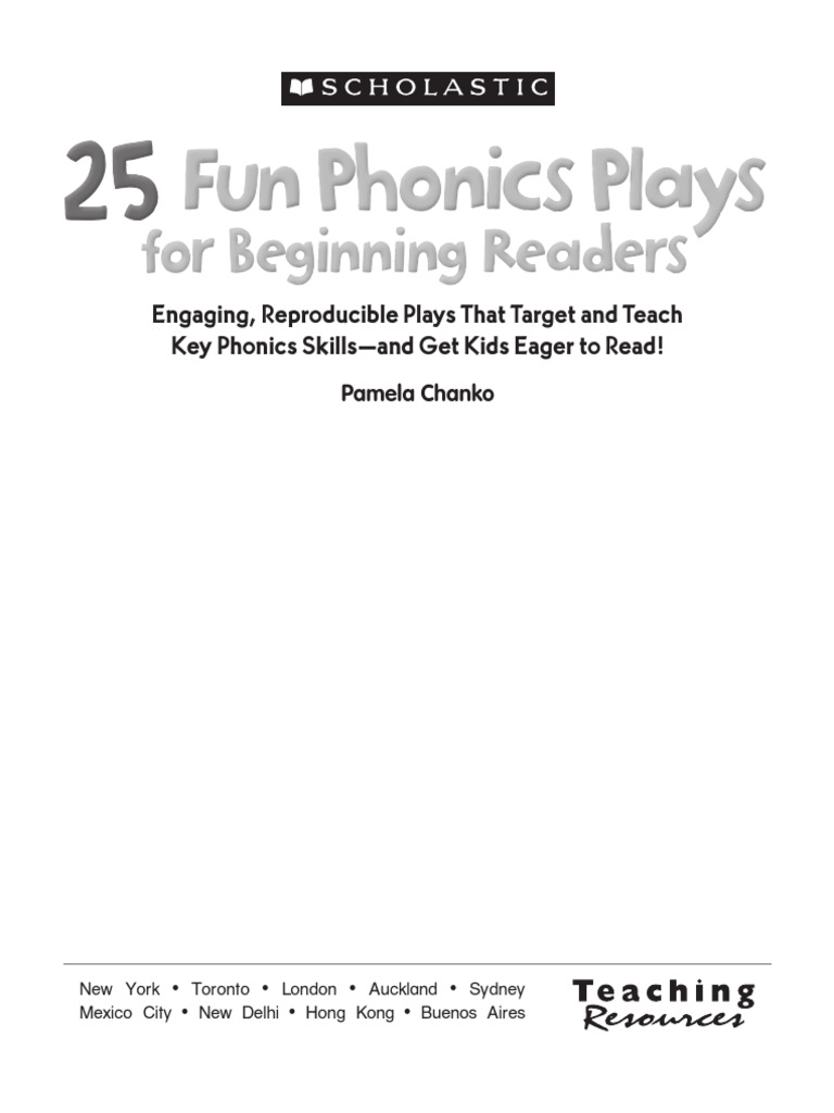 25 Fun Phonics Plays For Beginning Readers | PDF