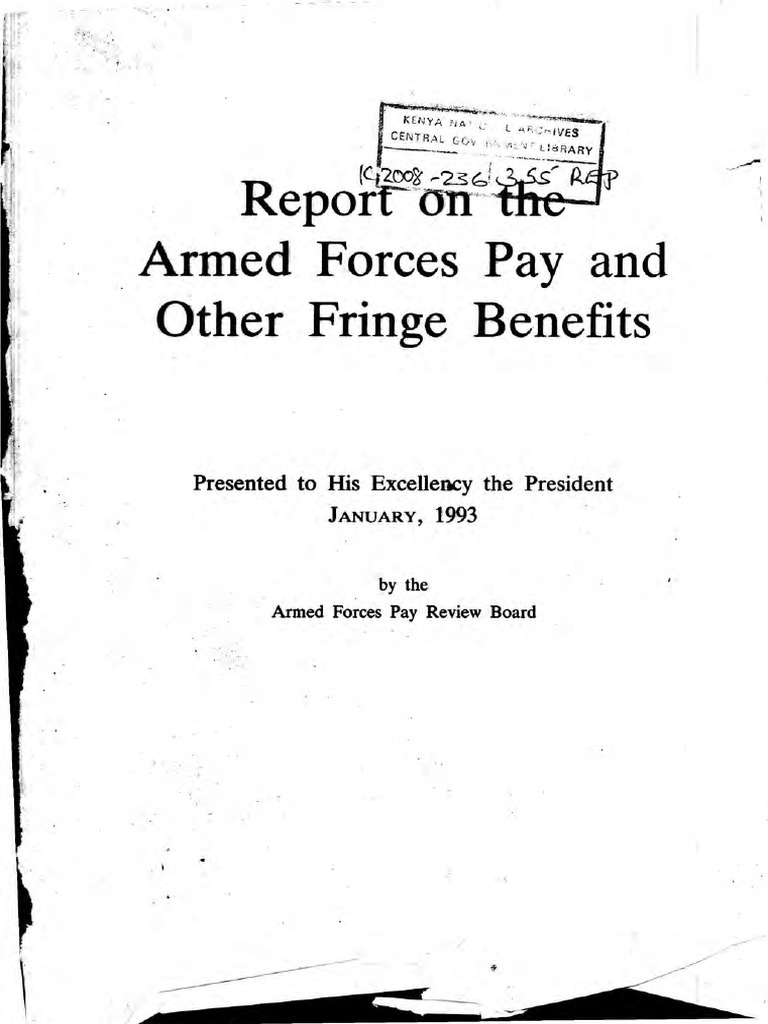 Armed Forces Pay Review Report 1993 | PDF | Cost Of Living | Business