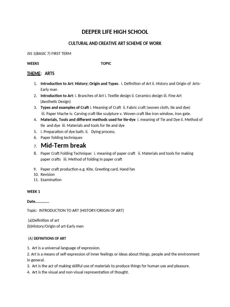 Cca Basic 7 1ST Term | PDF