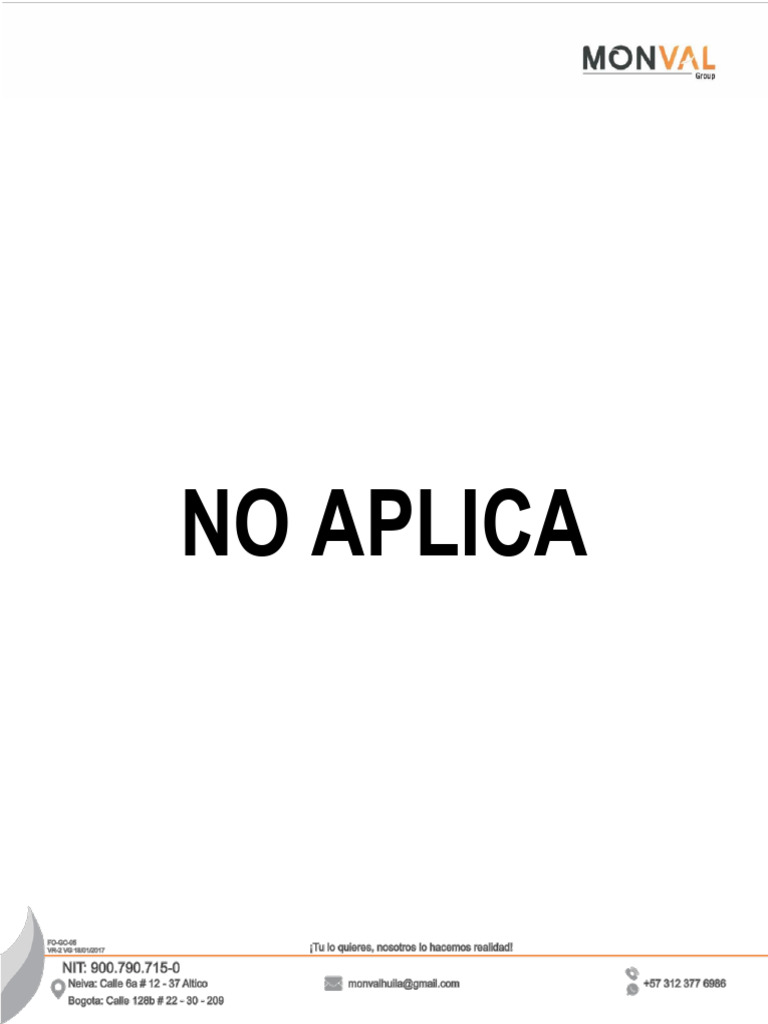 No Aplica | PDF