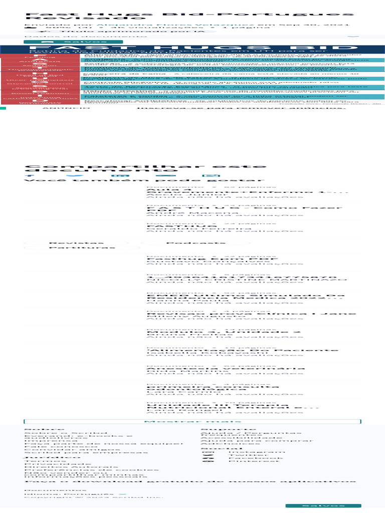 Fast Hugs Bid-Portugues Revisado PDF Remédio Doenças e Distúrbios | PDF ...