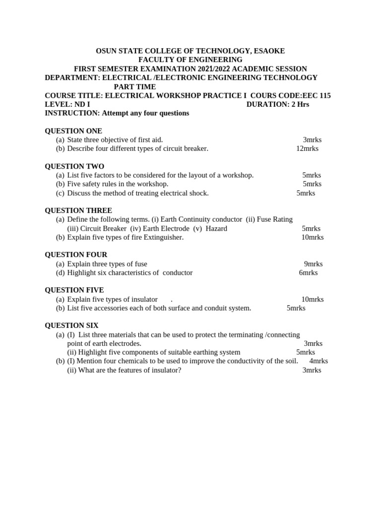 EEC 115 Question | PDF