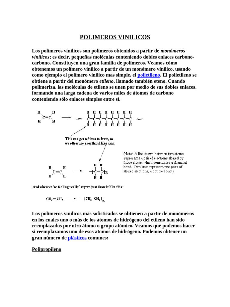 Polimeros Vinilicos | PDF