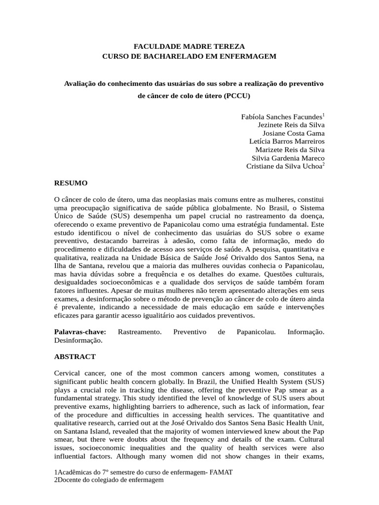 Artigo PCCU TCC Corrigido | PDF