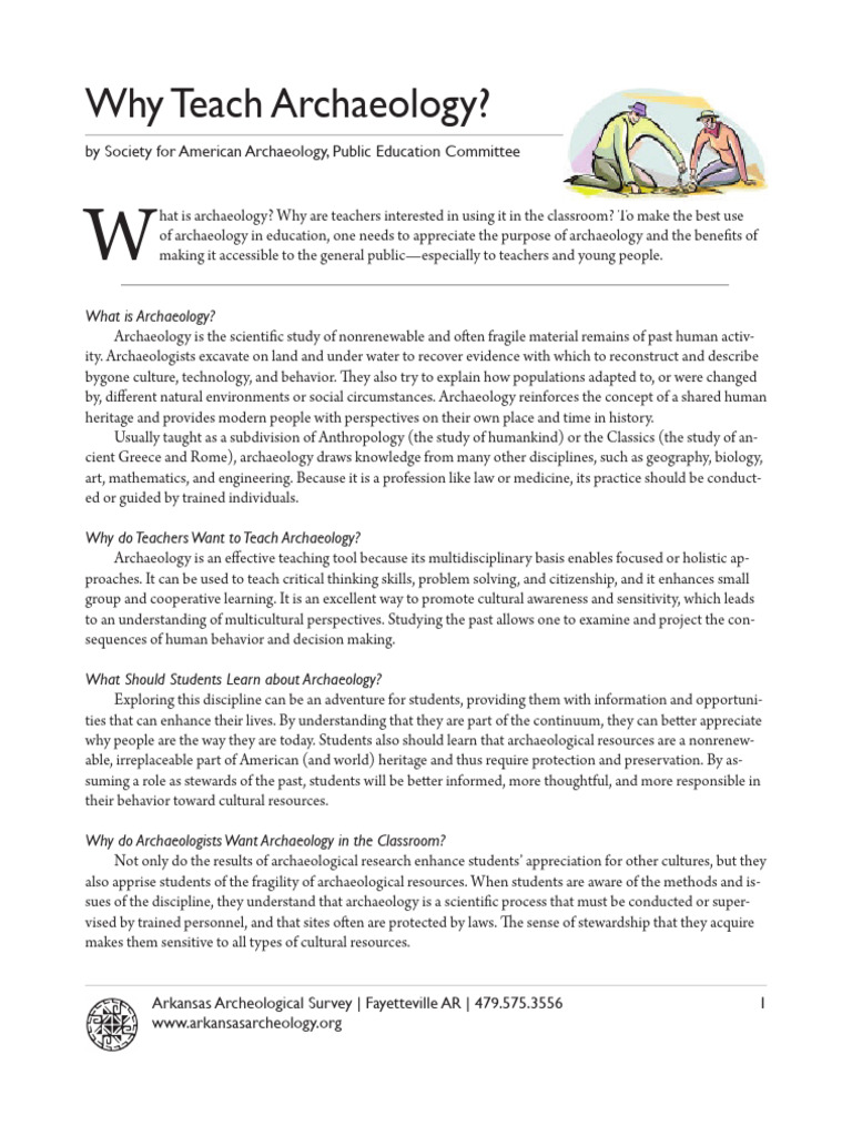 SAA Why Teach Arch 2020 | PDF