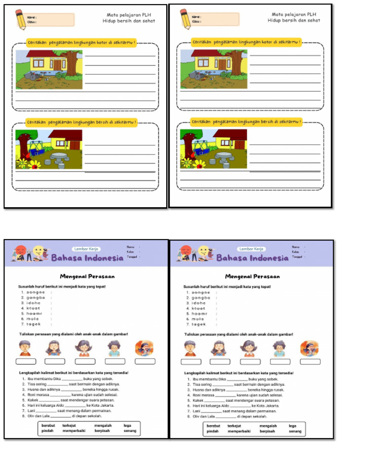 Worksheet PLH Dan Indo | PDF