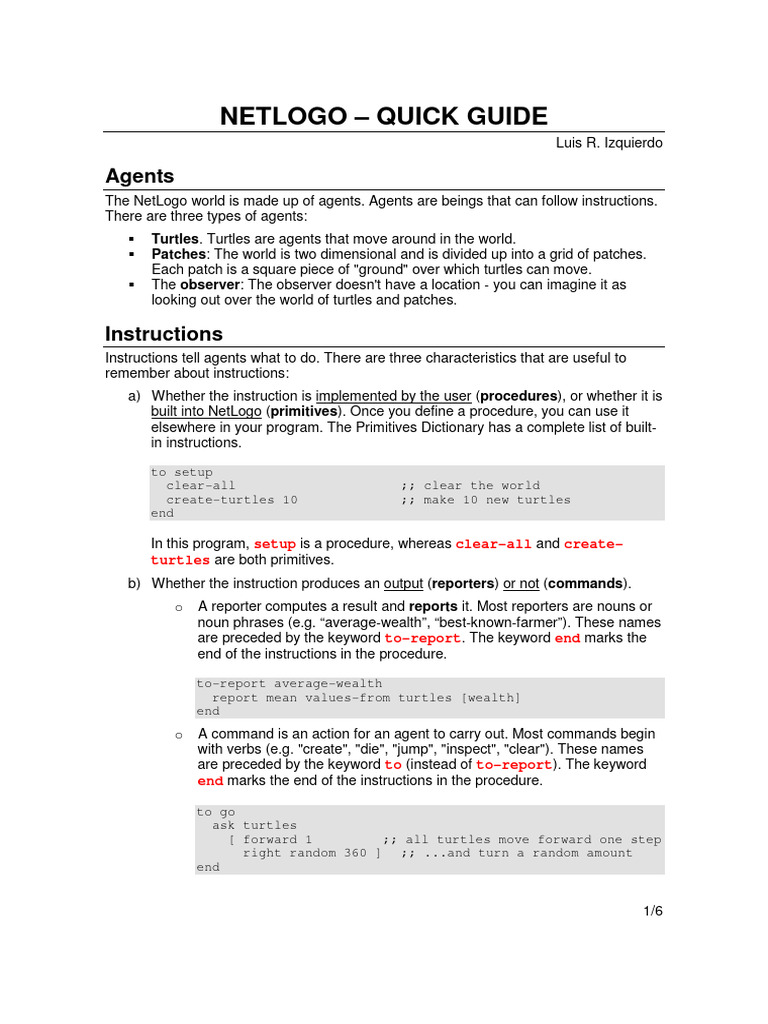 Net Logo Quick Guide Pdf