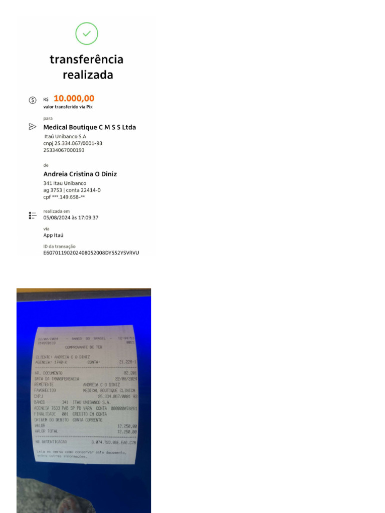5 - Comprovante de Pagamento - Andreia | PDF