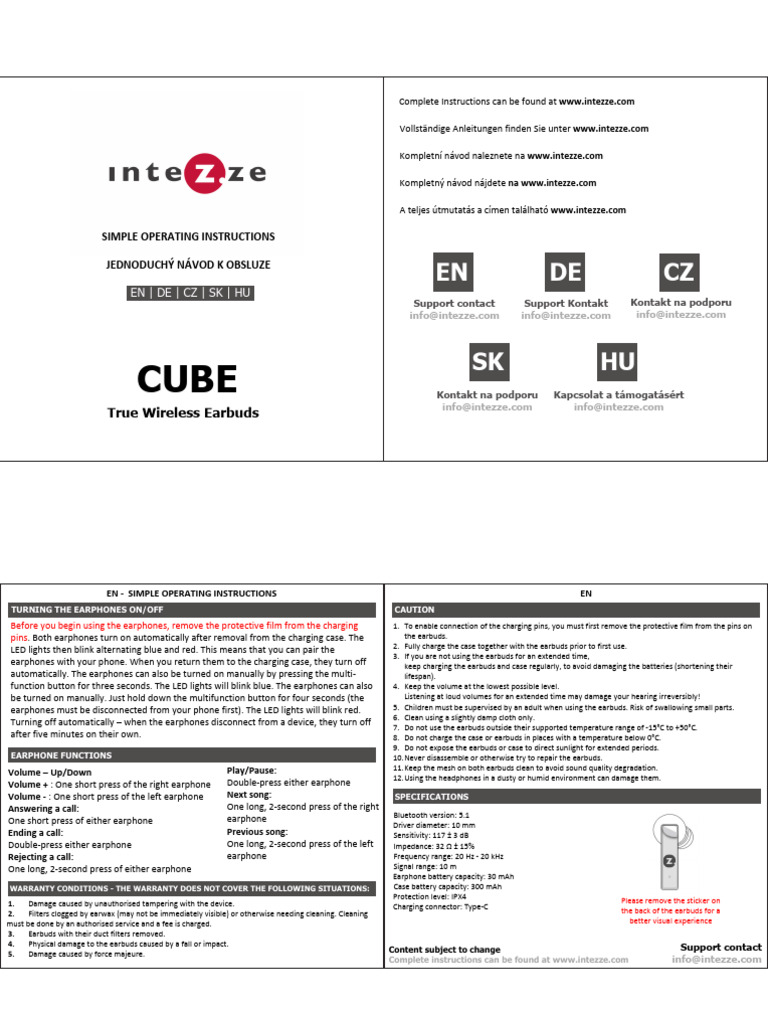 short-manual-cube-multilanguage | PDF