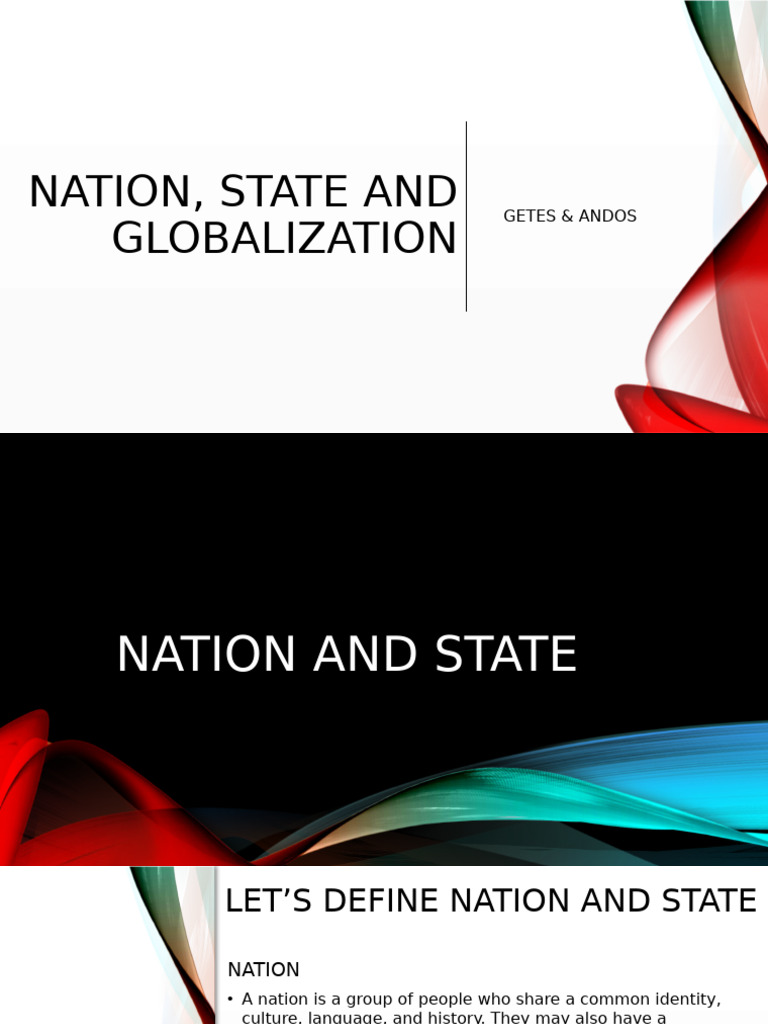 Nation, State and Globalization | PDF