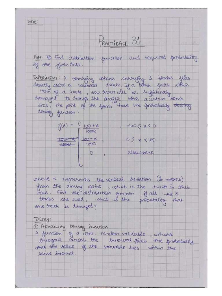 Calculator Based Practical (31,32) | PDF