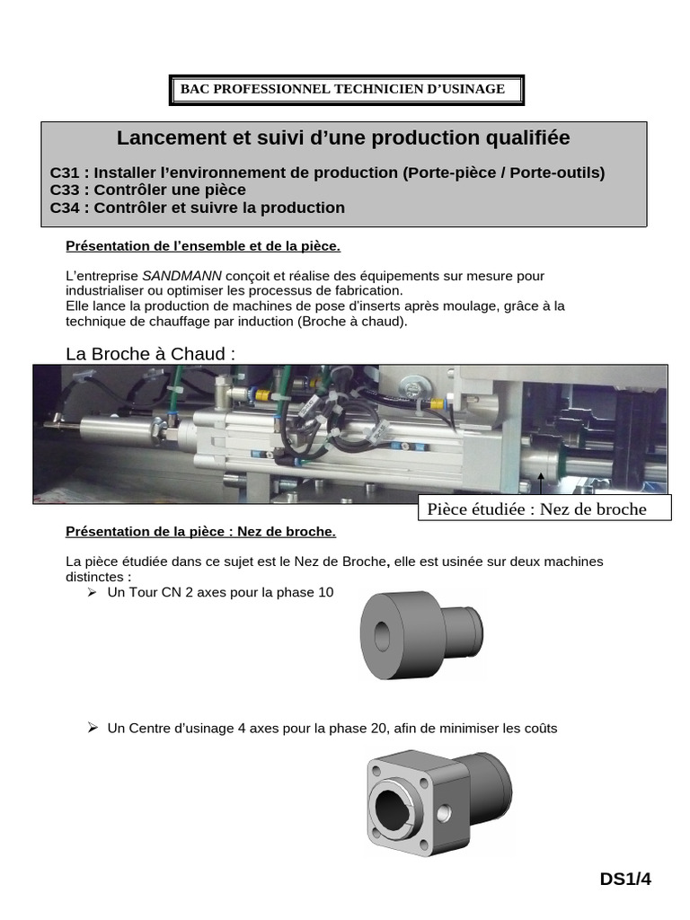 DS1 À 3 Sujet | PDF