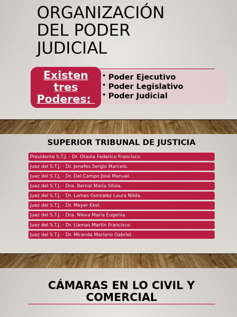 Organización Del Poder Judicial | PDF