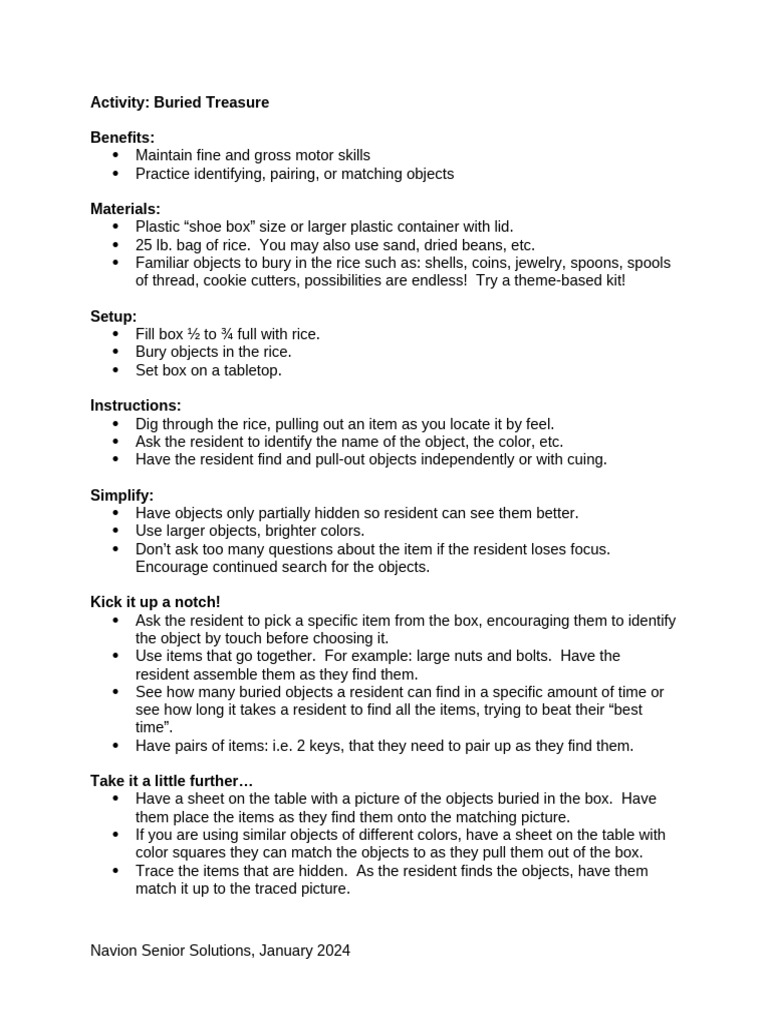 Buried Treasure | PDF