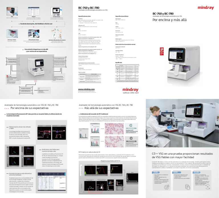 Brochure-BC-760 BC-780 MINDRAY | PDF