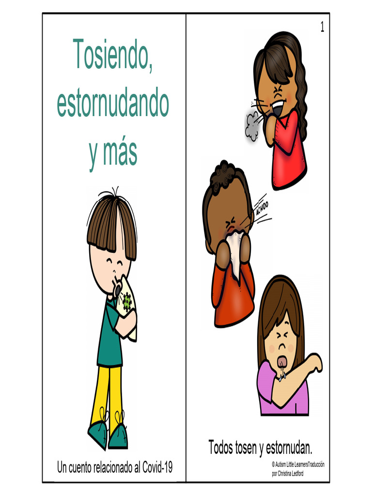 Coughing and Sneezing Story Spanish | PDF
