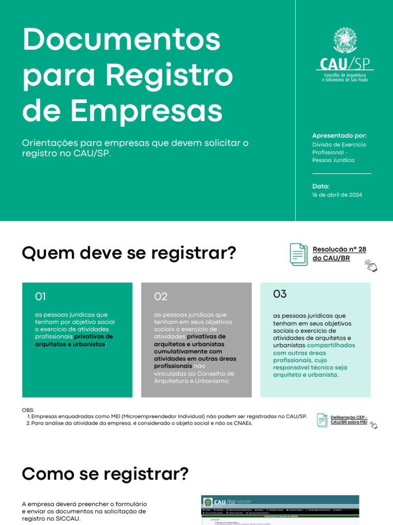 Documentos para Registro de Empresas | PDF