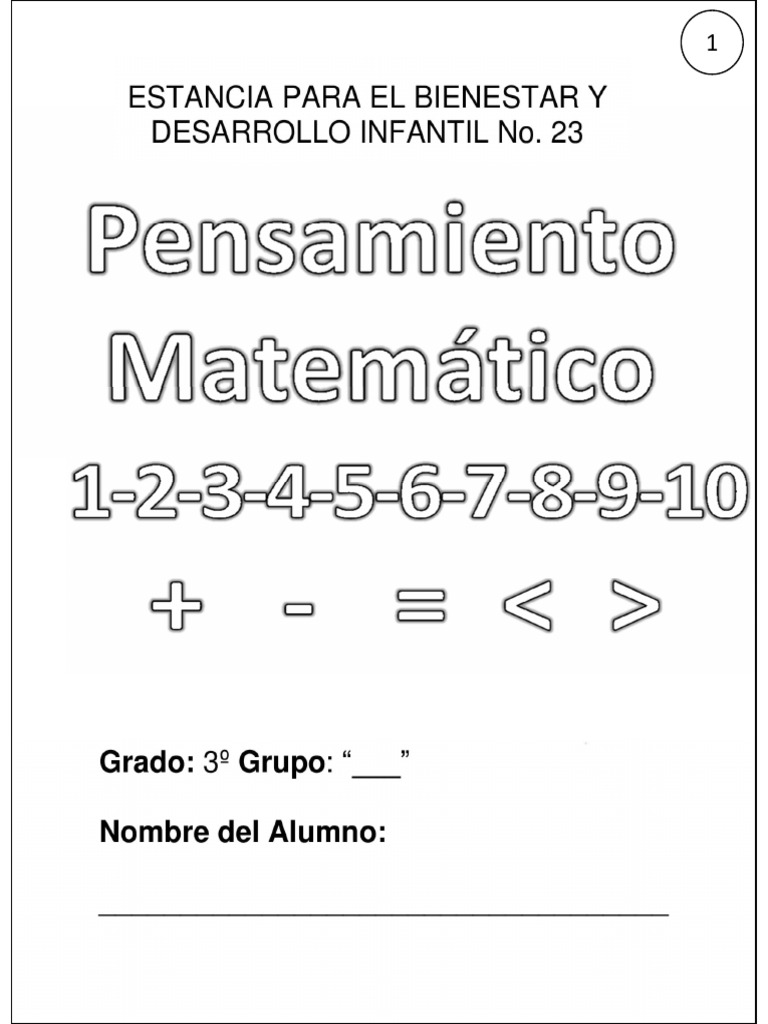 Libro Pensamiento Matematico 3 Pdf