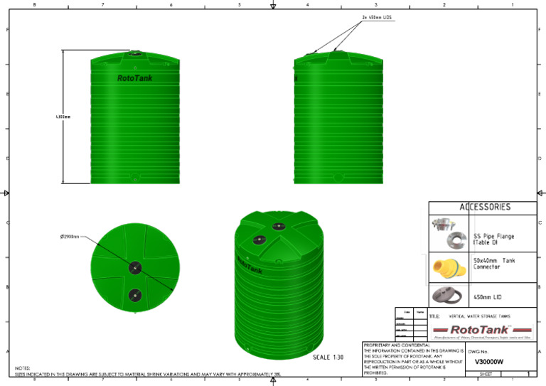 RotoTank 30 000 L Water Tank | PDF