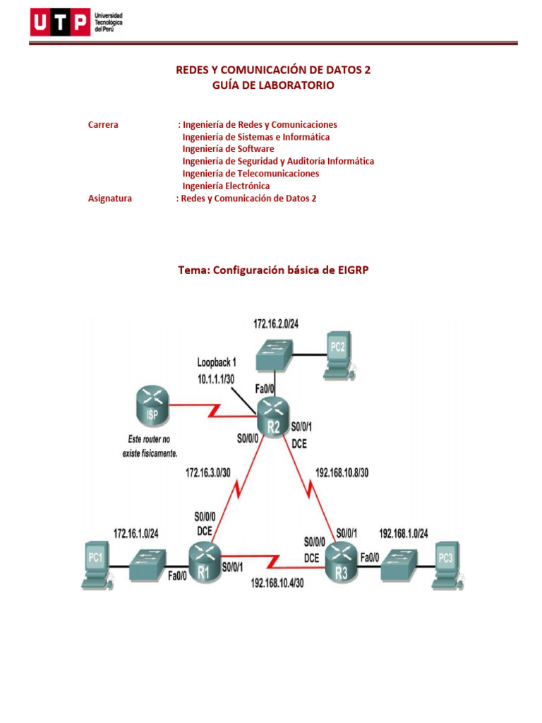 S16 - s2-Lab-Protocolo EIGRP | PDF