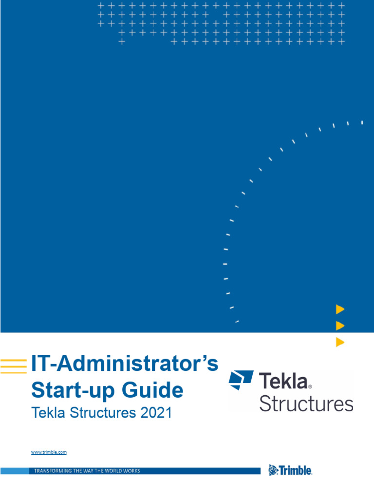 It Administrators Start Up Guide For Tekla Structures 2021 | PDF