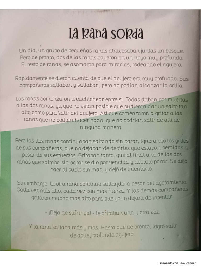La Rana Sorda | PDF